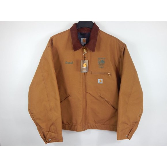 Carhartt | Jackets & Coats | Vintage Carhartt J0 Brn Detroit Jacket Duck Blanket Brown Size 3xl ...